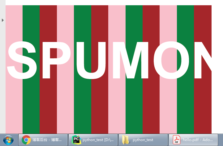 Reportlab学习笔记 - 个人学习开发